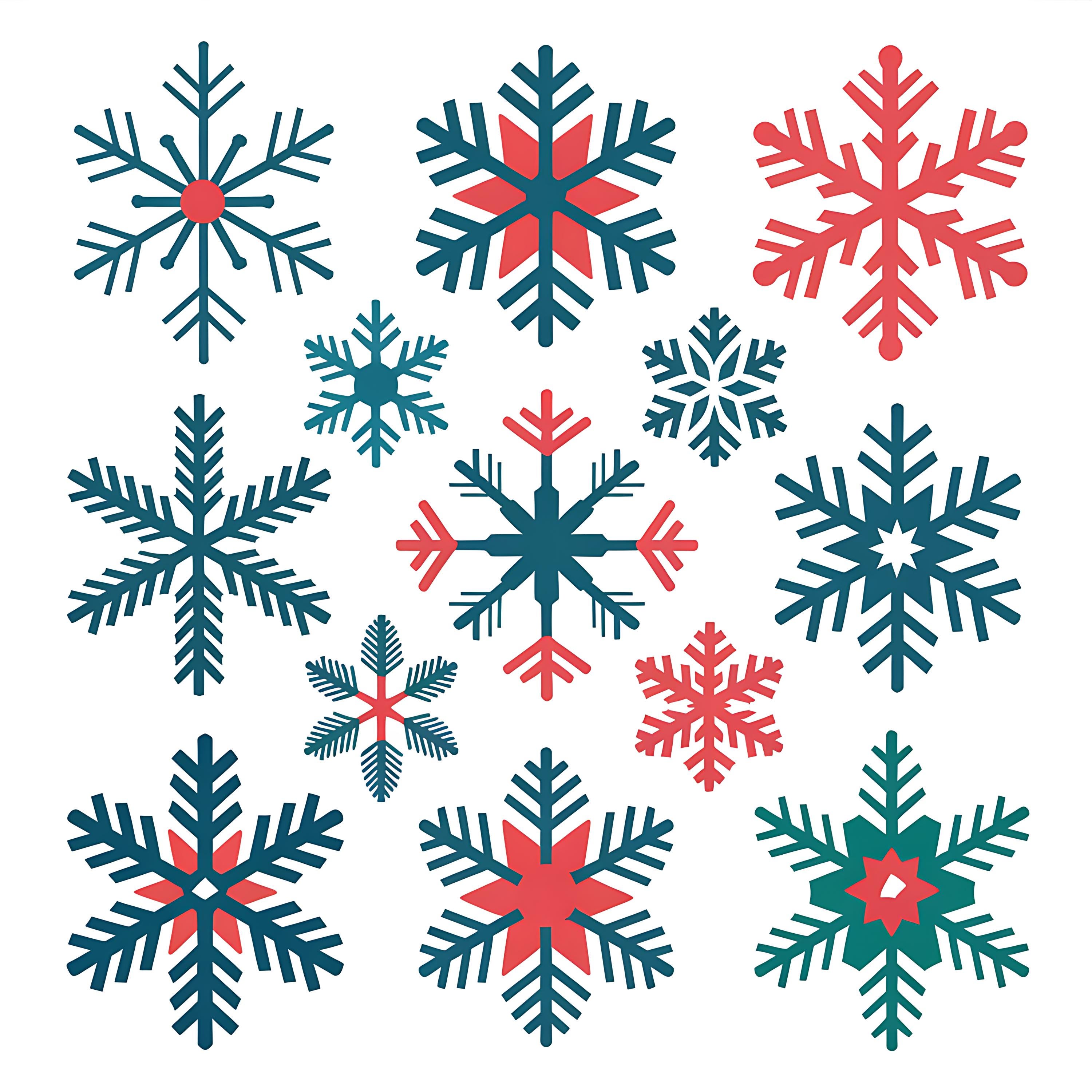 500+ Snowflakes PNG Bundle - Winter Clipart, Christmas Snowflake ...
