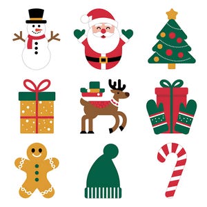 500+ Winter Clipart Bundle: Christmas PNG, Snowflake SVG, Holiday ...
