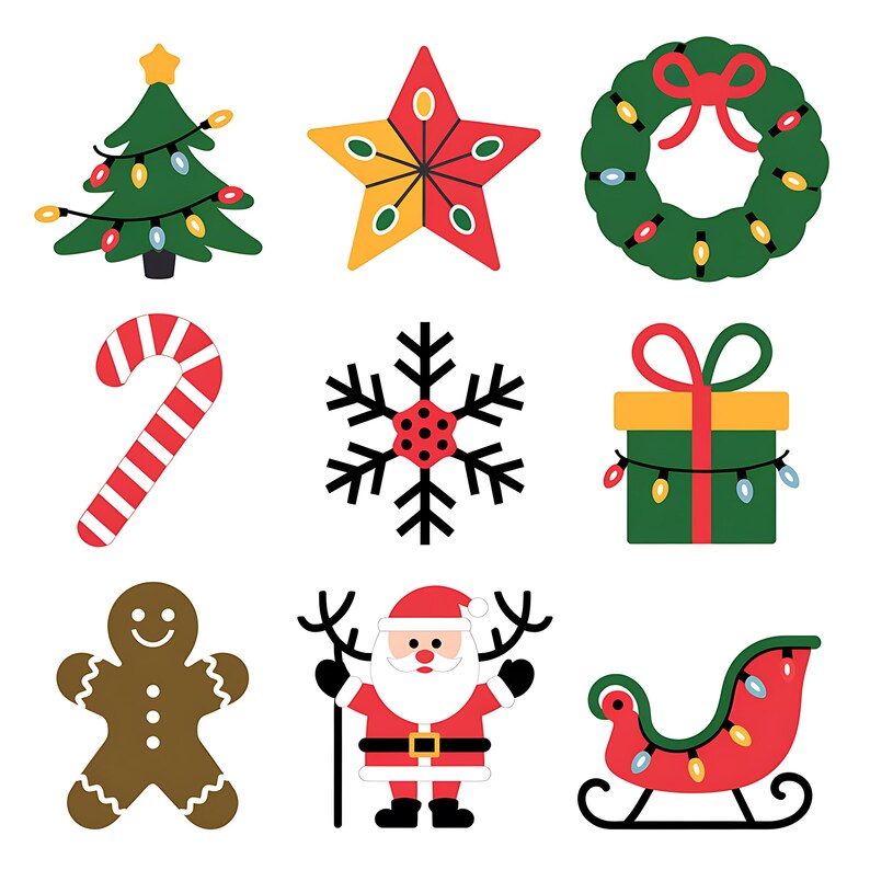 500+ Christmas Light PNG Bundle - Holiday Lights Clipart, Christmas ...