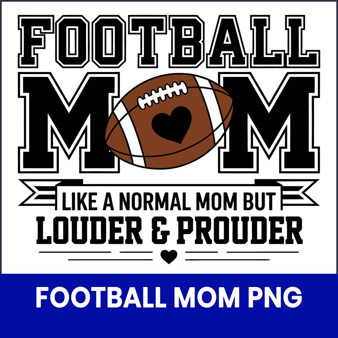 Football Mom PNG, Game Day Design, Sports Clipart (digital Download) - Etsy