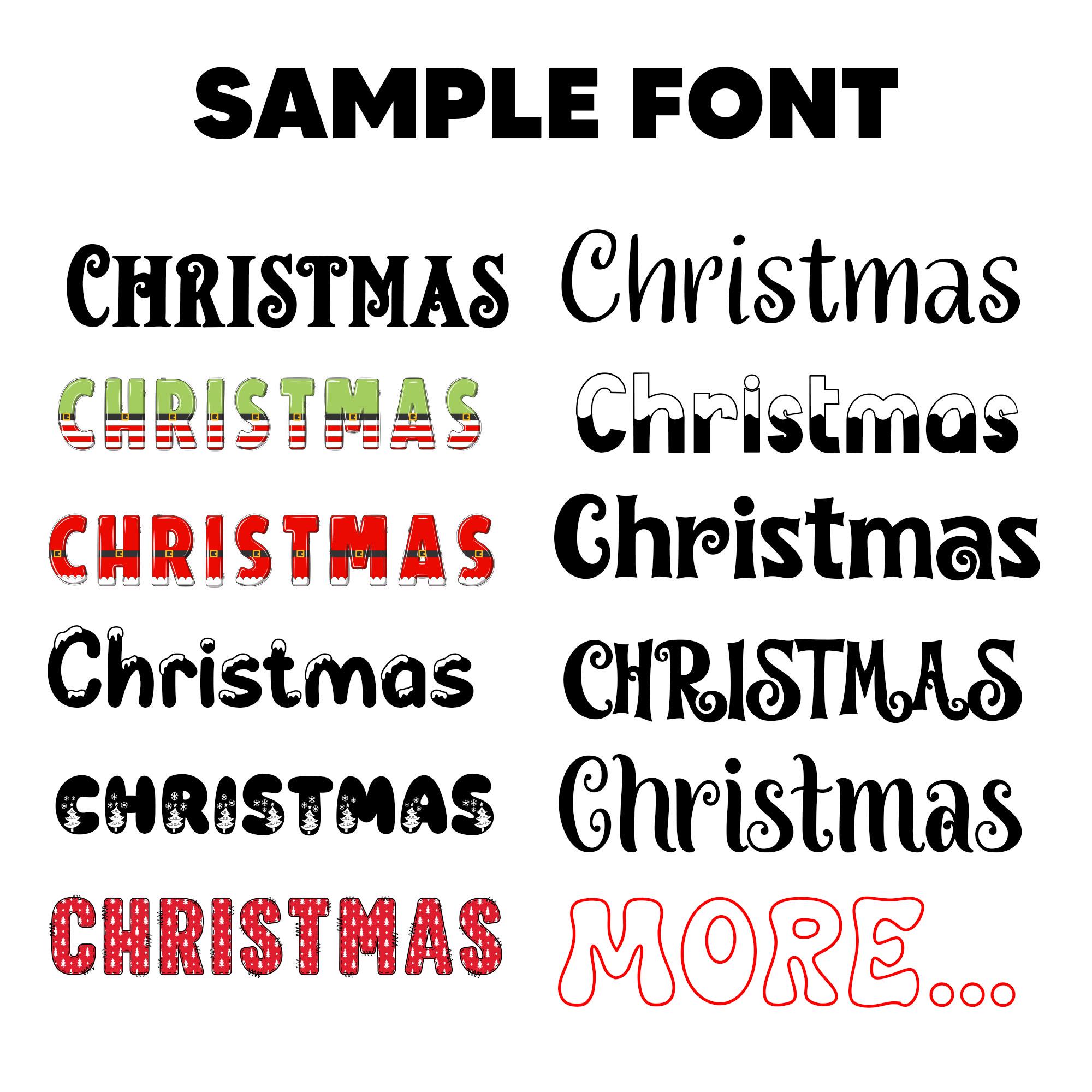 100+ Festive Christmas Fonts Bundle – Holiday SVG, TTF, OTF (instant ...