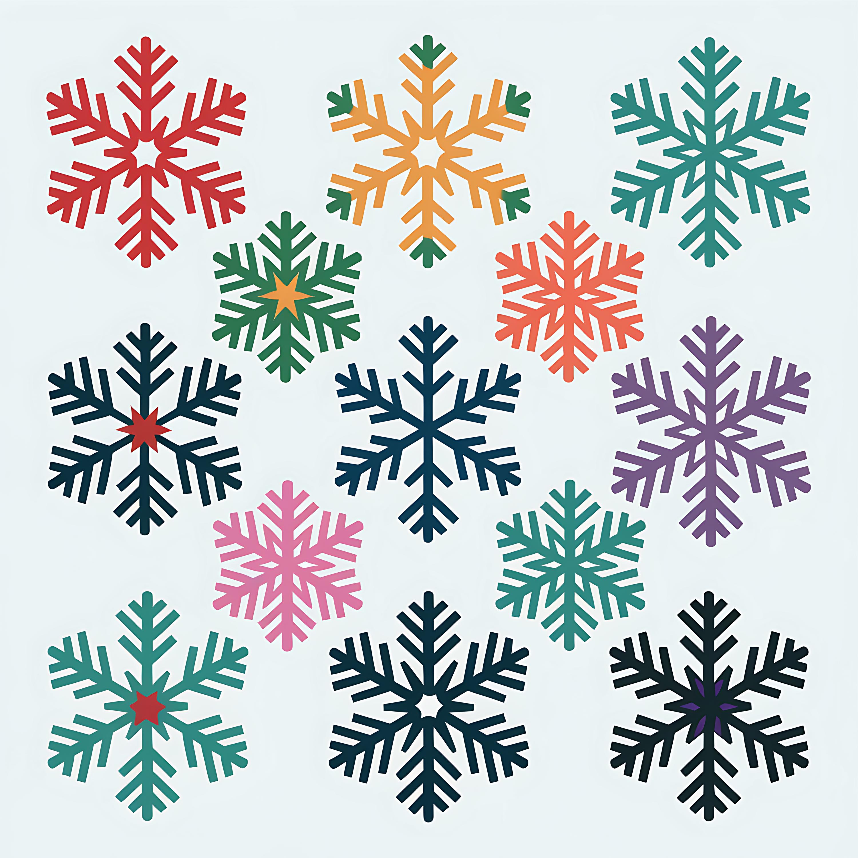 500+ Snowflakes PNG Bundle - Winter Clipart, Christmas Snowflake ...