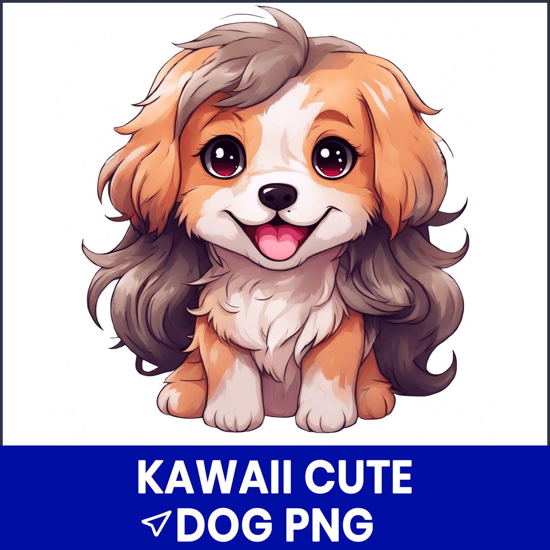 Kawaii Chibi Puppy PNG Clipart, Pastel Dog Art (digital Download) - Etsy