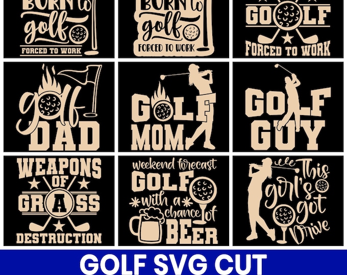 Golfing Bundle Funny Golf Quotes for Men Women Golf Player Golfer Shirt ...