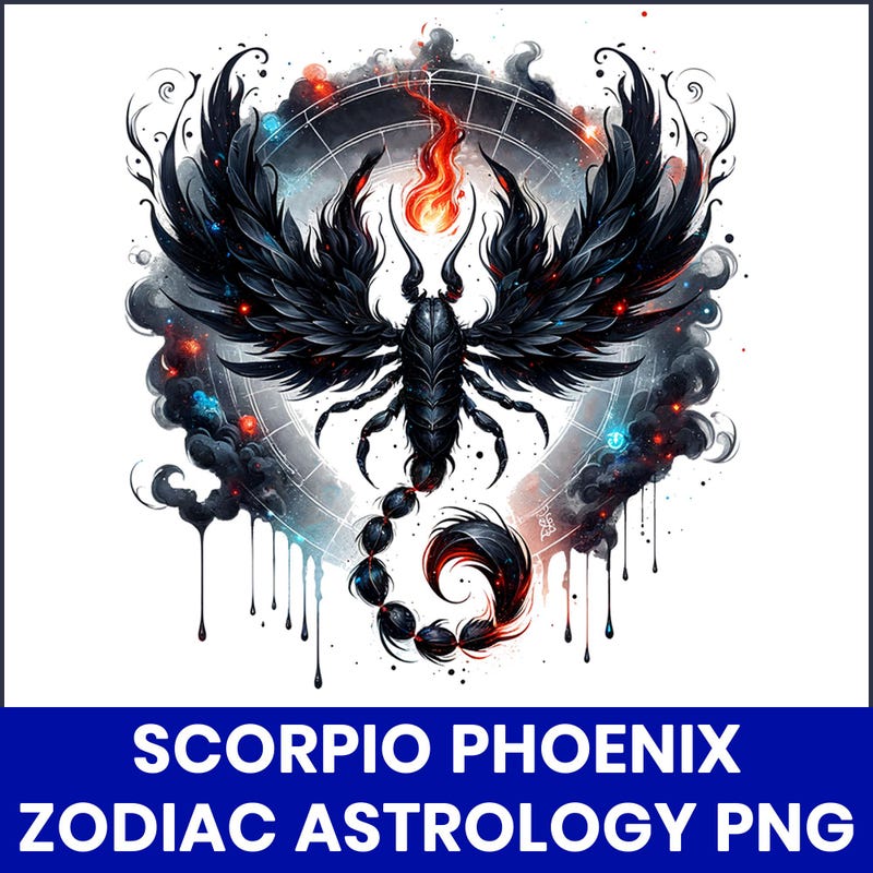 Phoenix and Scorpio - Etsy