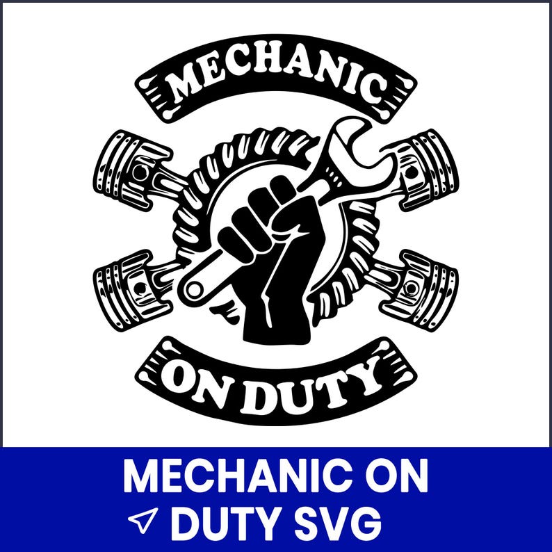 Mechanic on Duty SVG, Garage Sign SVG, Car Repair SVG, Funny Mechanic ...