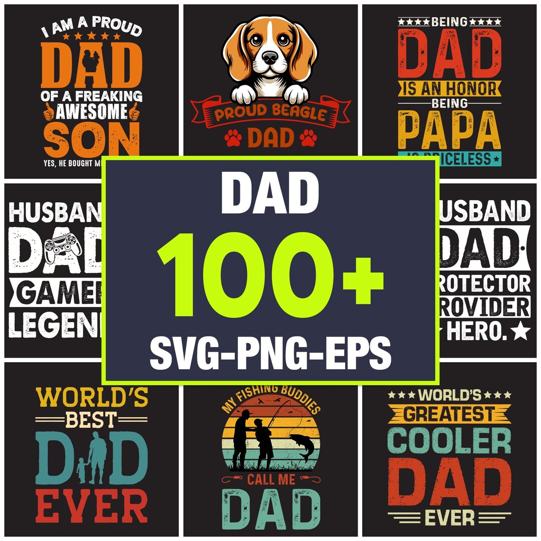 Dad PNG, Dad Life PNG, Best Dad Ever PNG, Dad Retro Png, Father’s Day ...