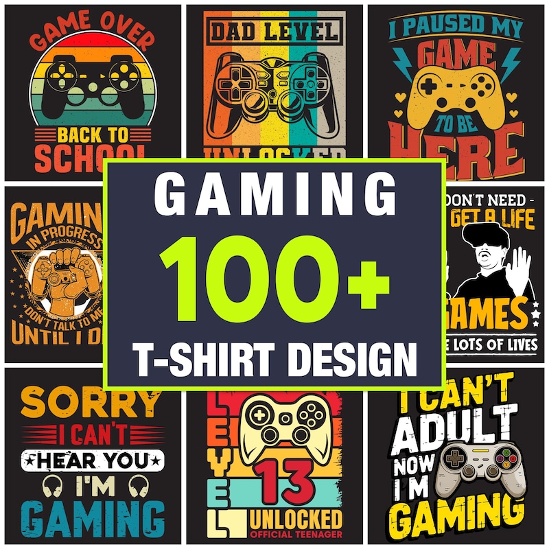 Retro Gaming Logo - Etsy