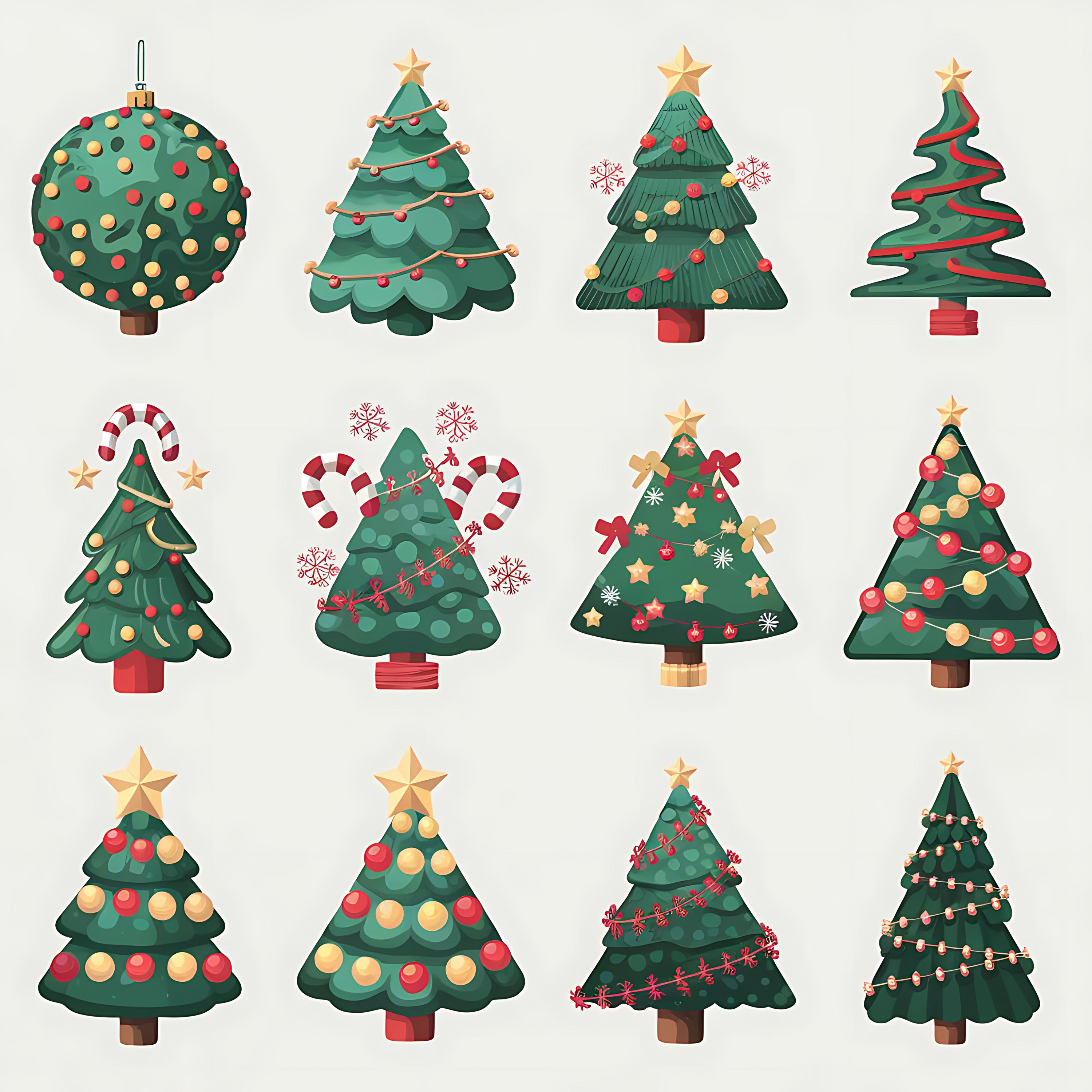 500+ Christmas Tree PNG Bundle - Holiday Clipart, Christmas Tree SVG ...
