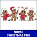 Nurse Christmas PNG, Funny Nurse Clipart, Holiday Nurse Sublimation ...
