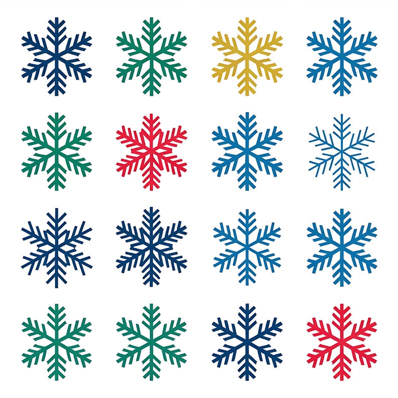 500+ Snowflakes PNG Bundle - Winter Clipart, Christmas Snowflake ...