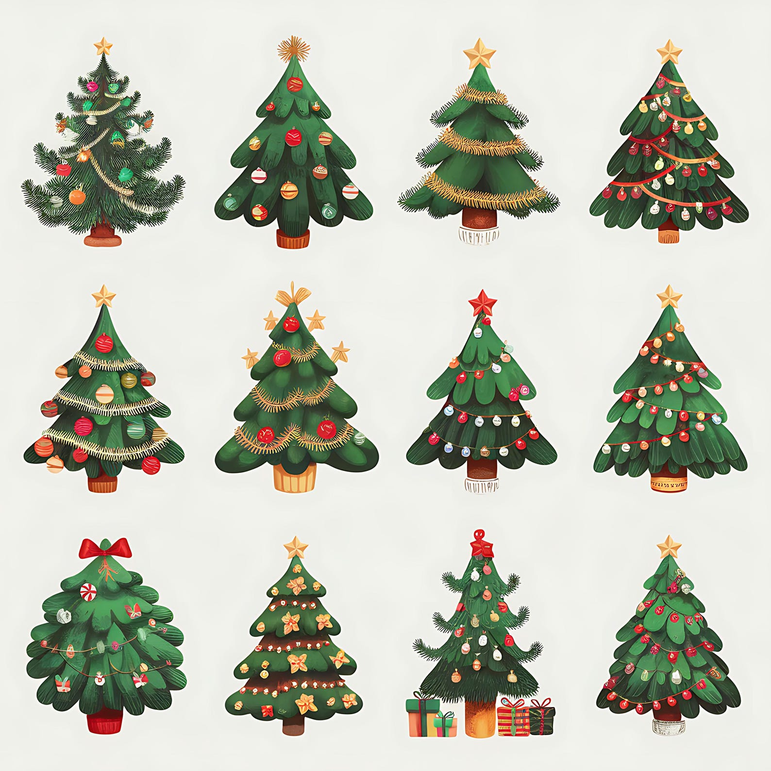 500+ Christmas Tree PNG Bundle - Holiday Clipart, Christmas Tree SVG ...