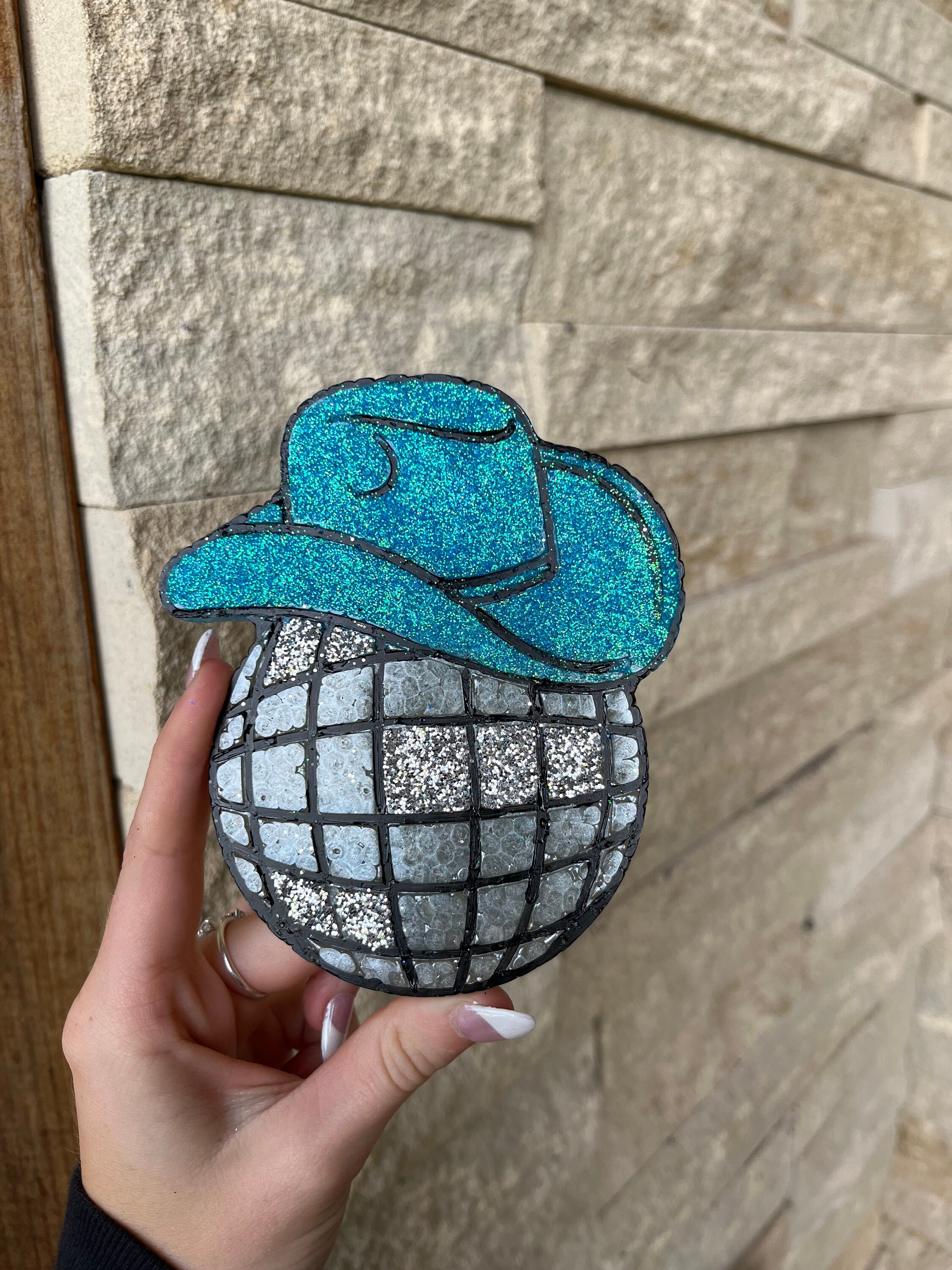 Cowboy Disco Ball Freshie - Etsy