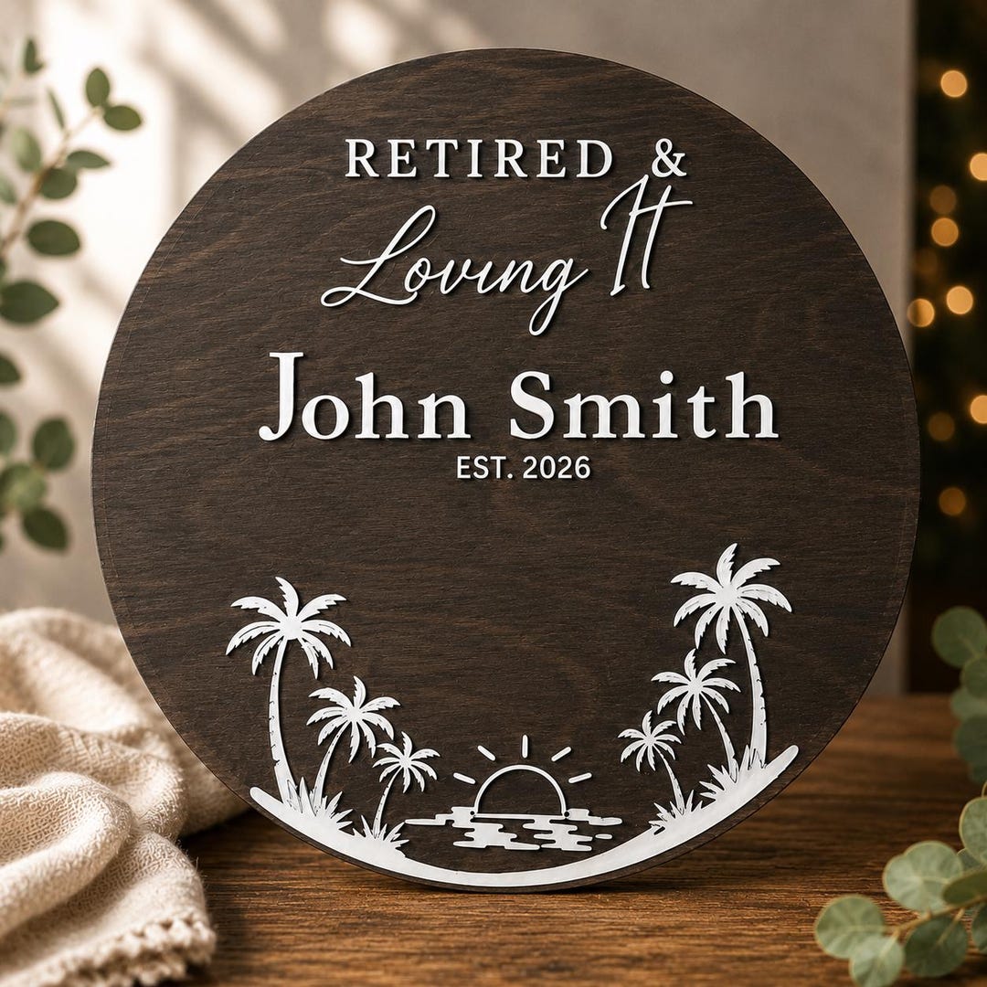 Personalized Retirement Guest Book Alternative, Retirement Signature ...