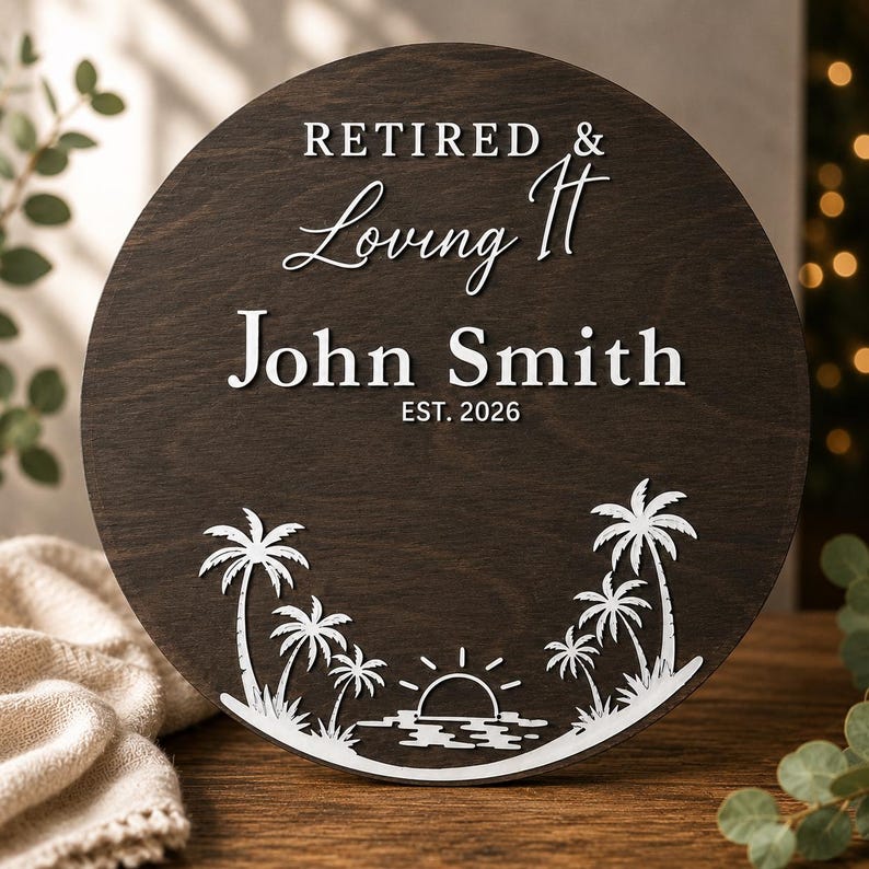 Personalized Retirement Guest Book Alternative, Retirement Signature ...