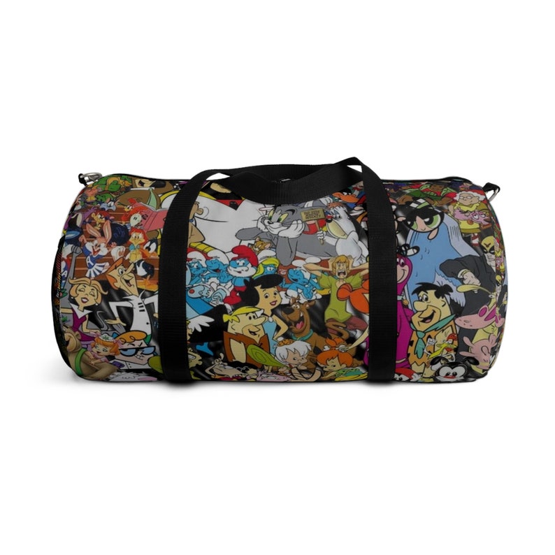 90's Cartoon Duffel Bag - Etsy