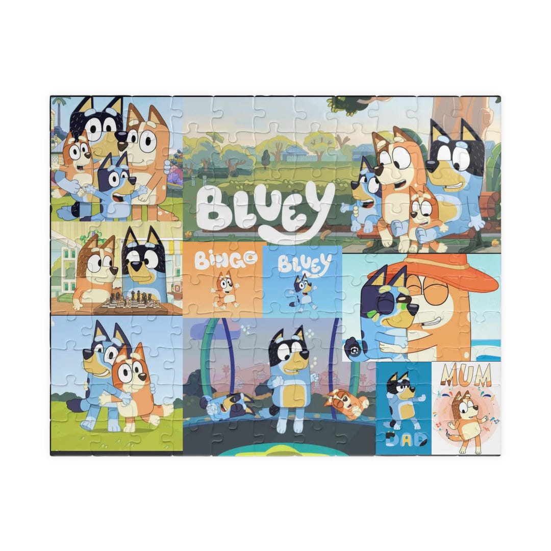 Bluey Puzzle (110, 252, 500, 1014-piece) - Etsy