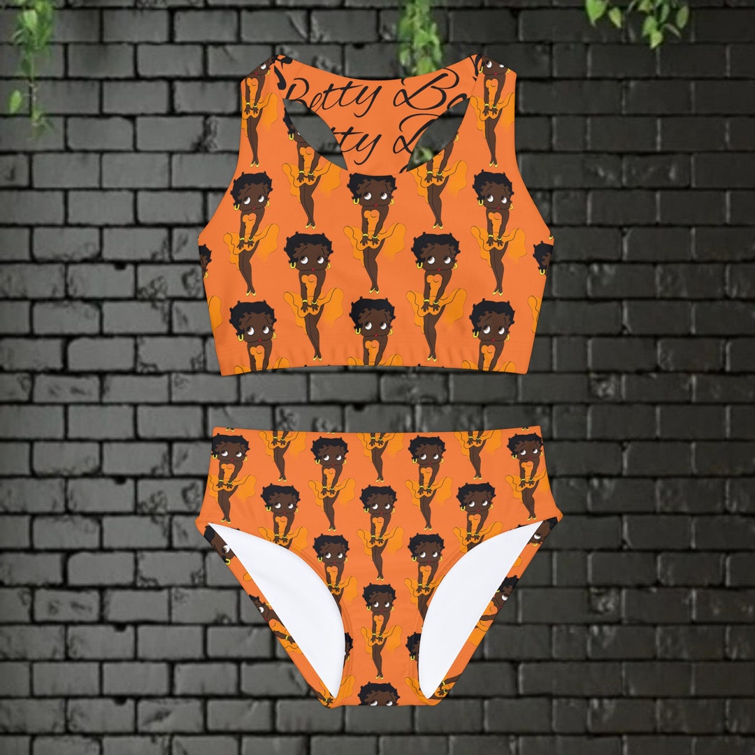Betty Boop Girls Two Piece Swimsuit - Etsy