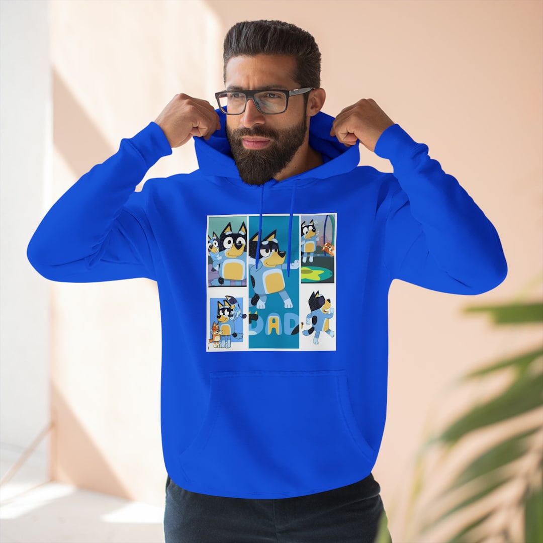 Dad Bluey Premium Pullover Hoodie - Etsy