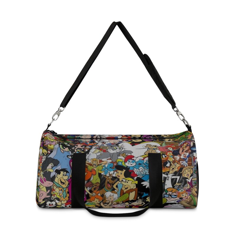 90's Cartoon Duffel Bag - Etsy