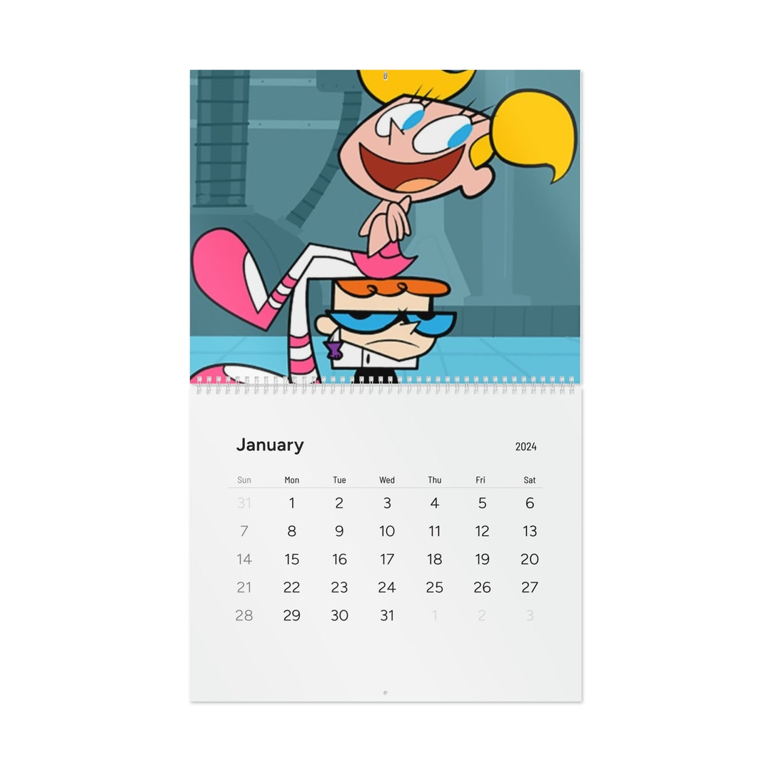 Cartoon Calendar (2024) - Etsy