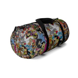 90's Cartoon Duffel Bag - Etsy