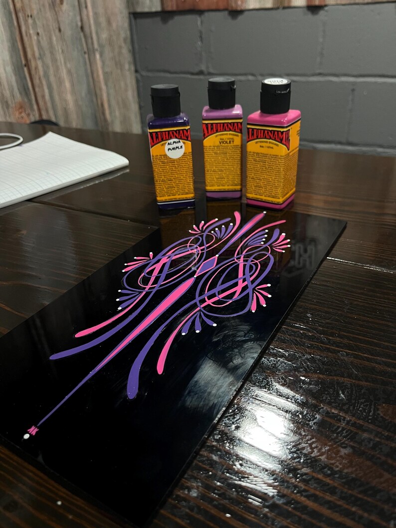 Pinstriped Acrylic Panel - Etsy