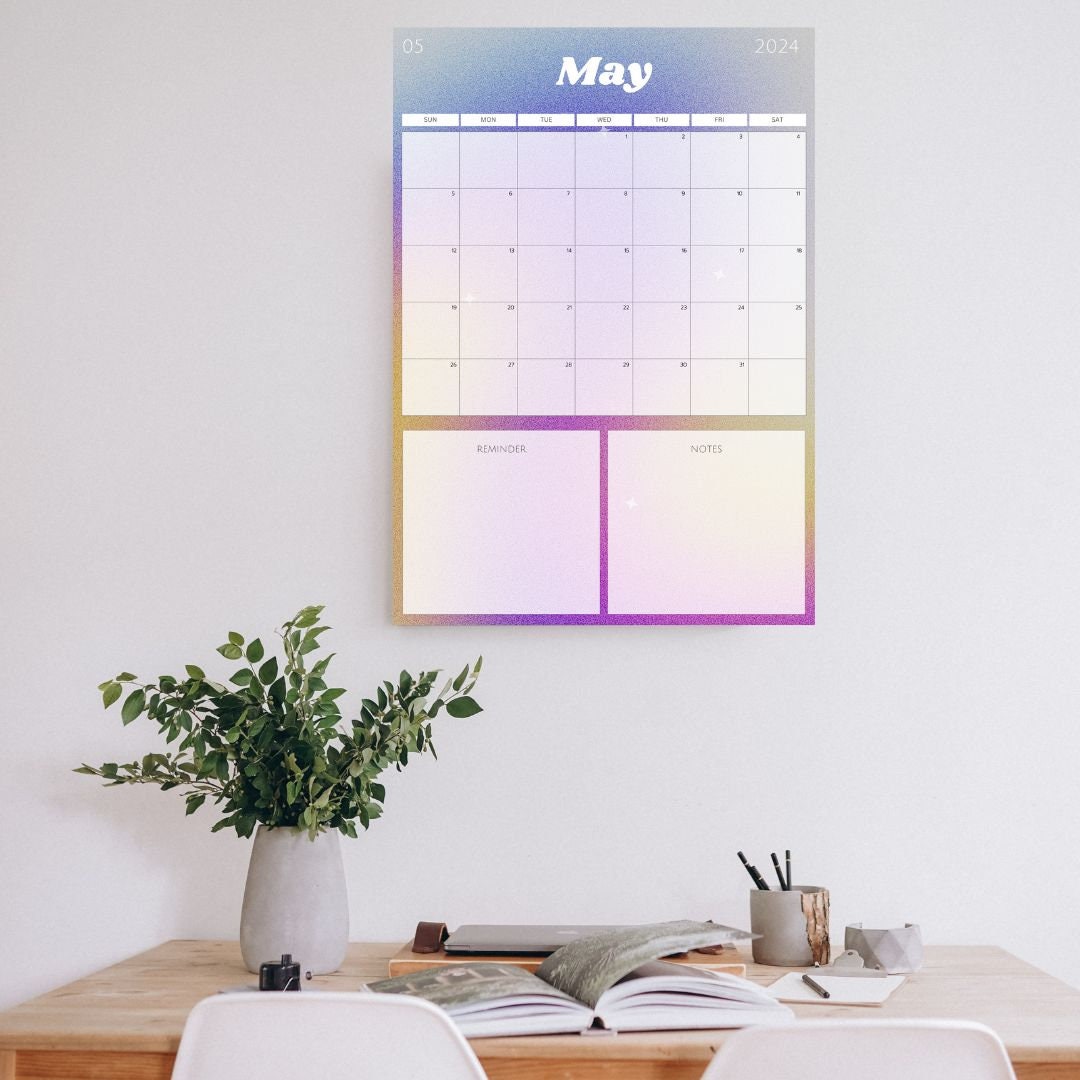 2024 Calendar Printable, Instant Download, Productivity Planner ...