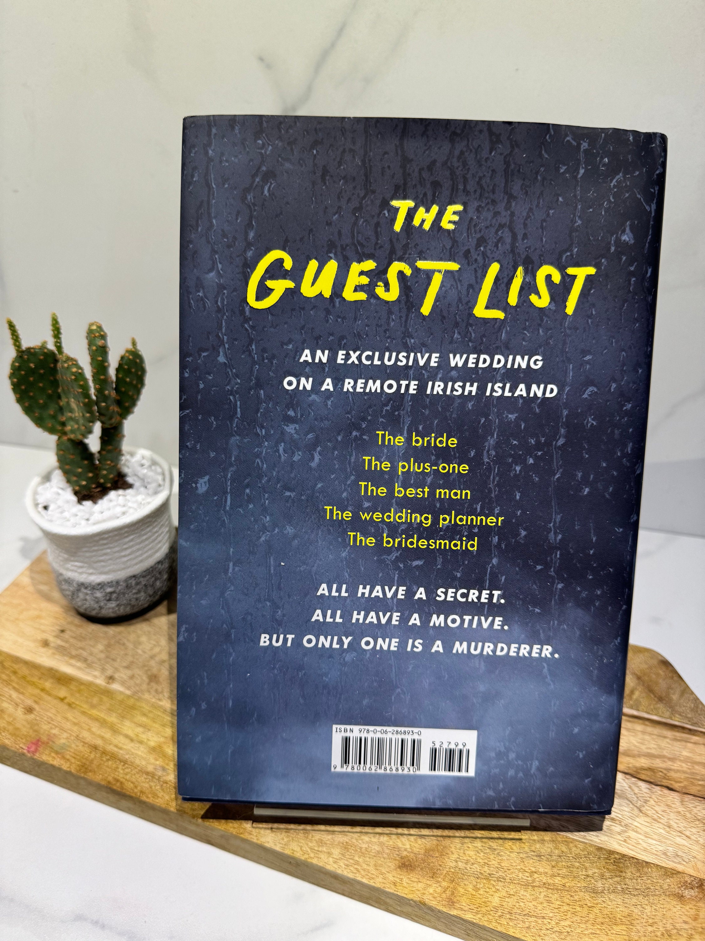 The Guest List | by Lucy Foley | Novel | Hardcover Book | Booktok ...