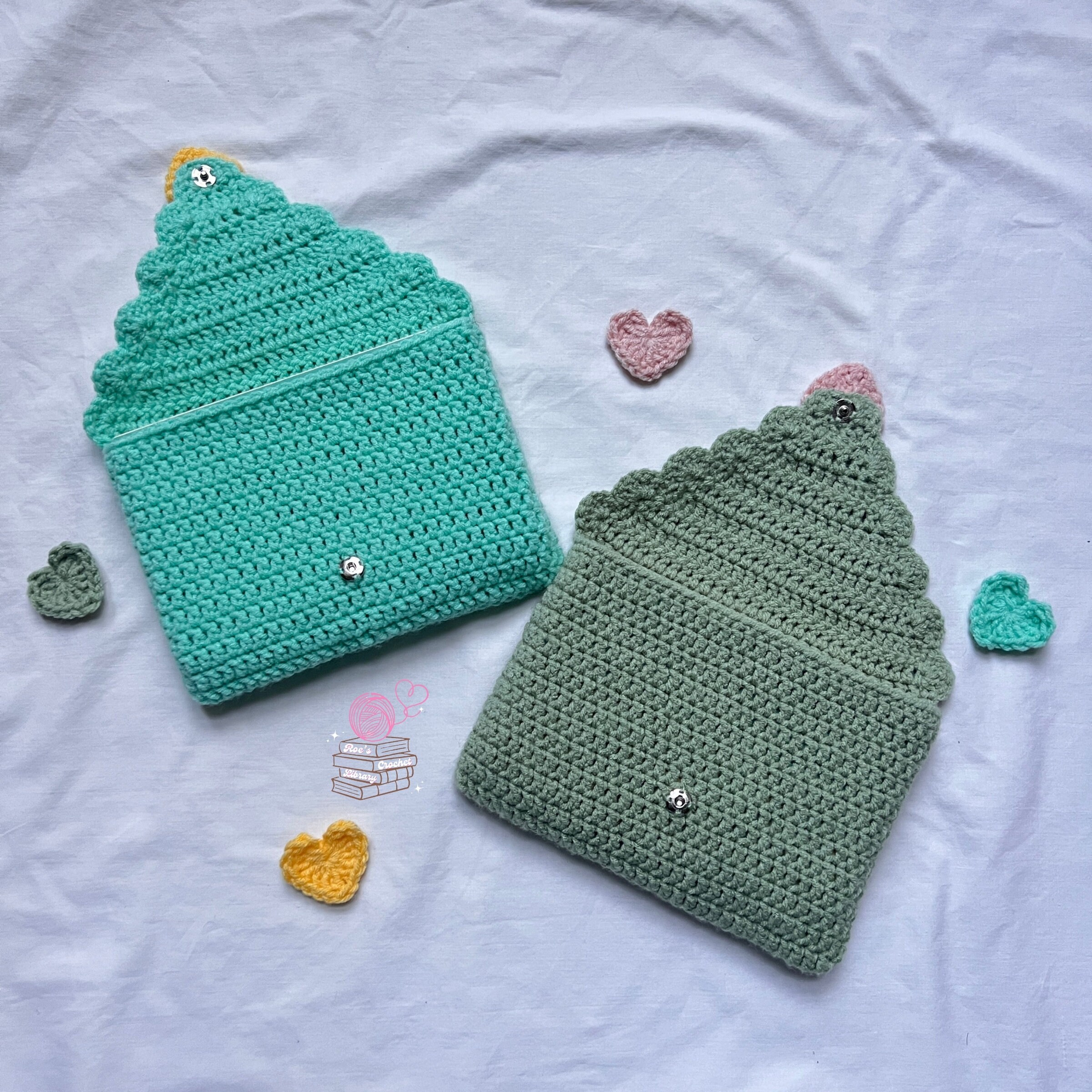 Crochet Love Letter Book Sleeve - Etsy