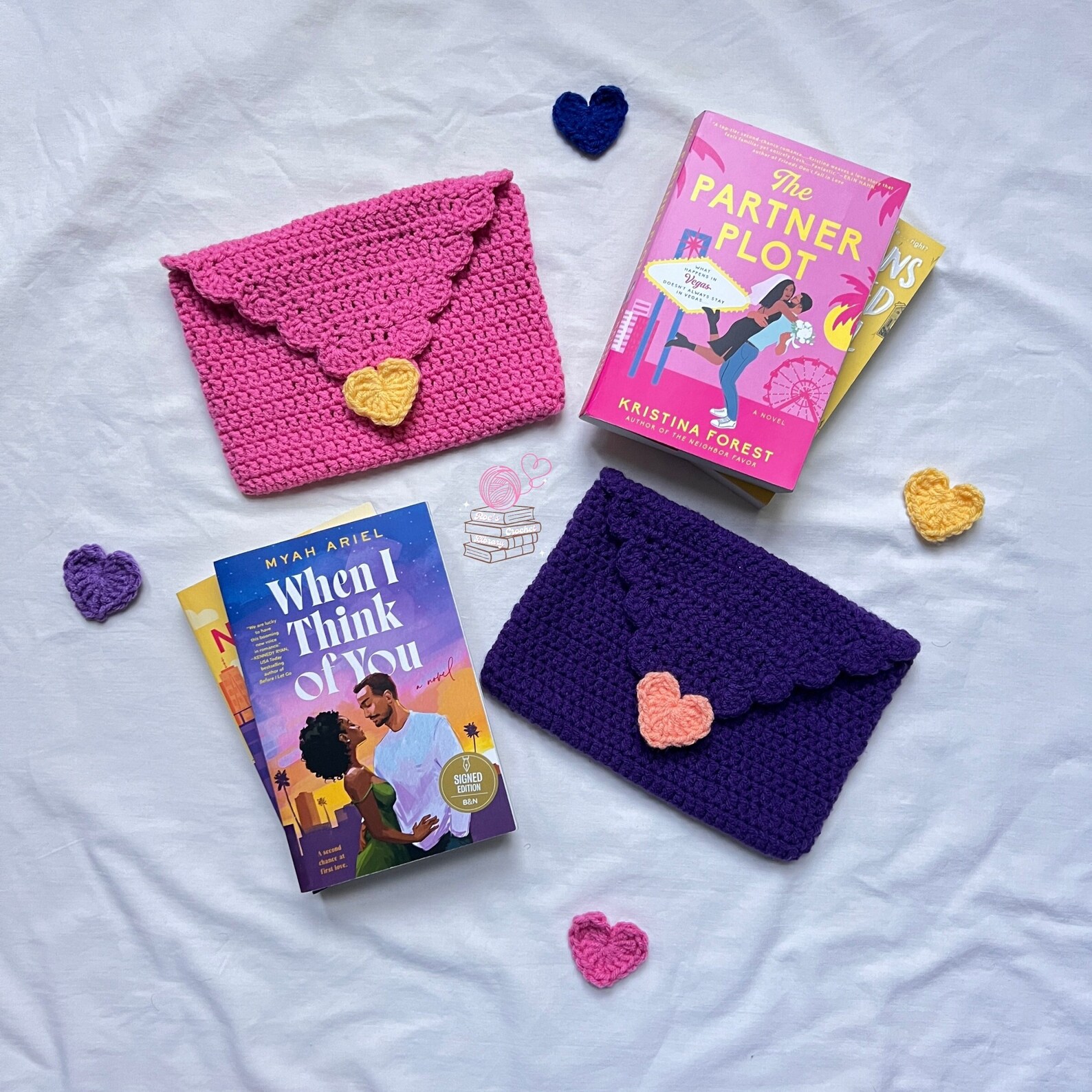 Crochet Love Letter Book Sleeve - Etsy