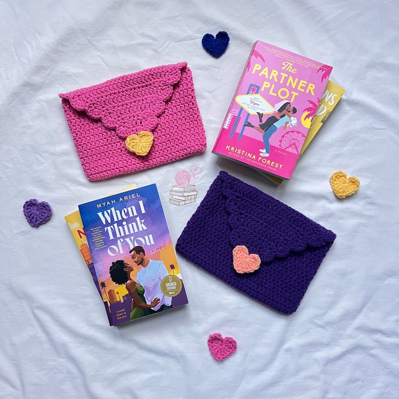 Crochet Love Letter Book Sleeve - Etsy