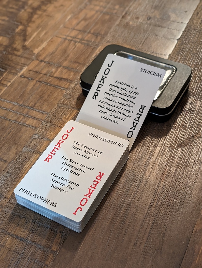 Ancient Roman & Greek Wisdom Deck of Cards - Etsy