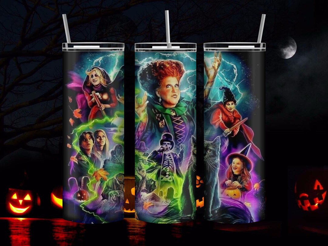 Hocus Pocus 20 Oz Stainless Steel Tumbler Cup, 20oz Tumbler, Stainless ...
