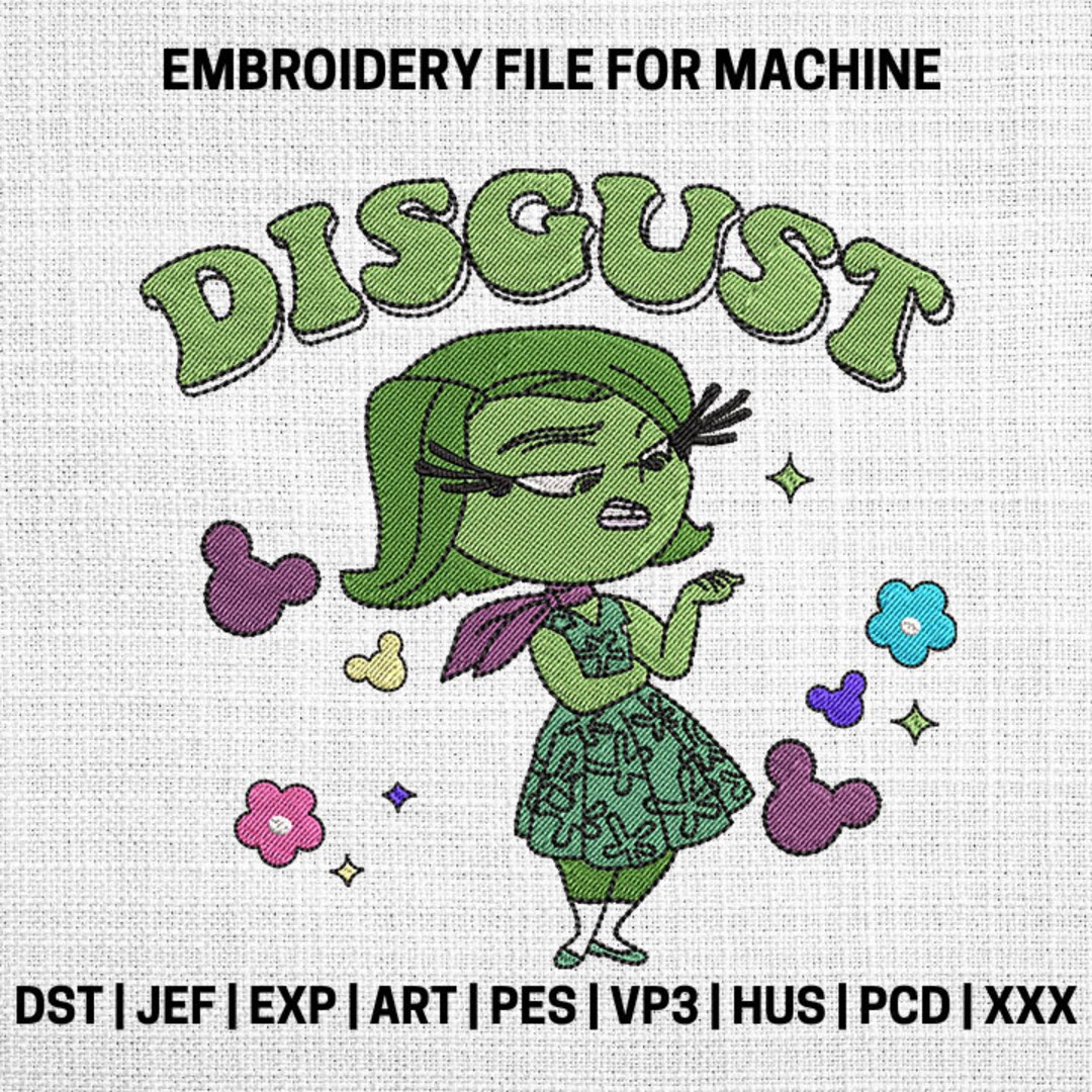 It's Okay to Feel All the Feels Embroidery Designs, Disgust Emotion ...