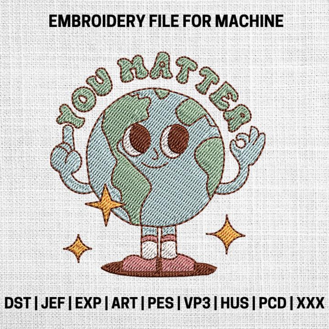 Tomorrow Needs You Embroidery Designs, Mental Health Embroidery Pattern ...