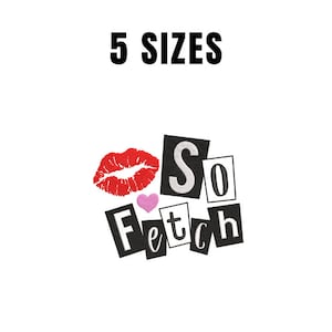 So Fetch Embroidery Design, Wednesday Machine Embroidery Designs, so ...