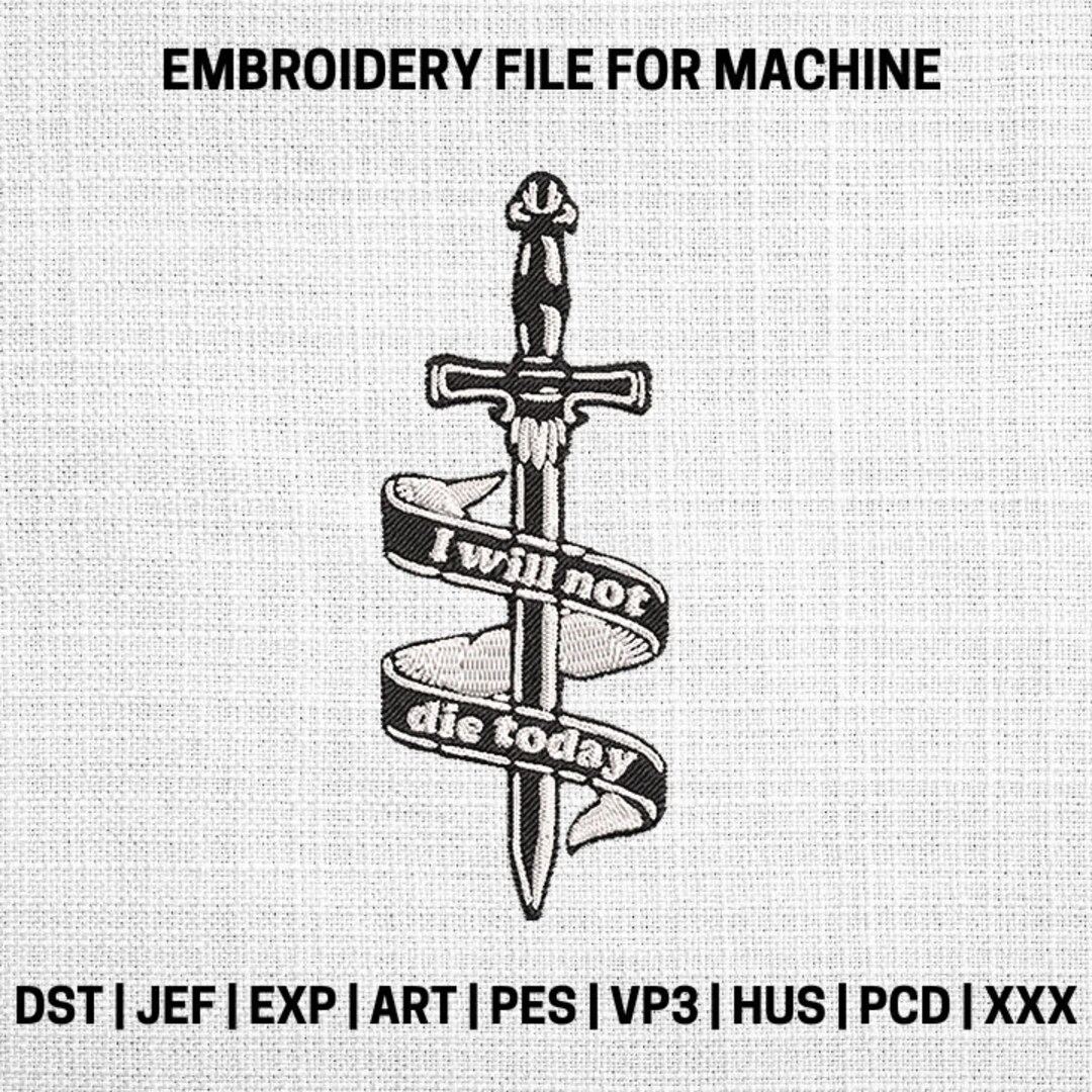 Dragon Embroidery Designs, Sword Embroidery Pattern, Fantasy Lover ...