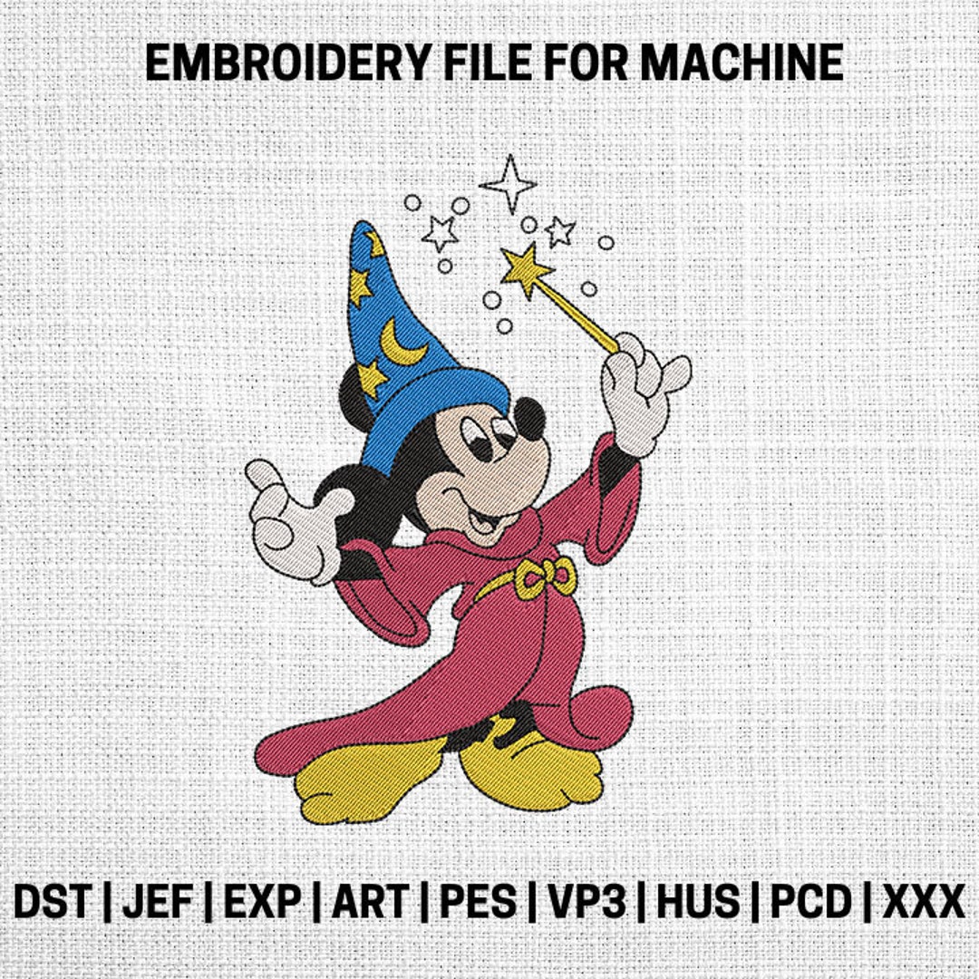 Mouse Embroidery Designs, Fantasia Embroidery Pattern, Cute Mouse ...