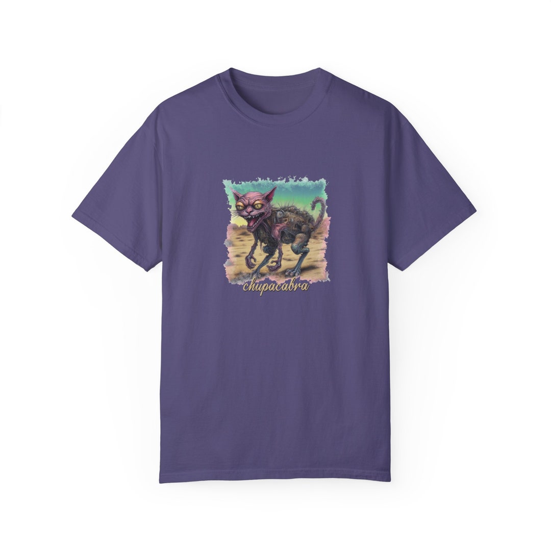 Chupacabra Unisex Garment-dyed T-shirt Cryptid Tee, Cryptozoology Tee ...