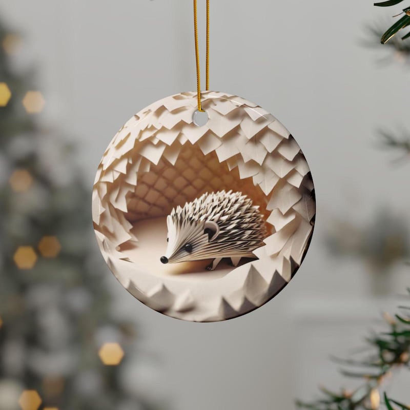 Hedgehog Ornament - Etsy
