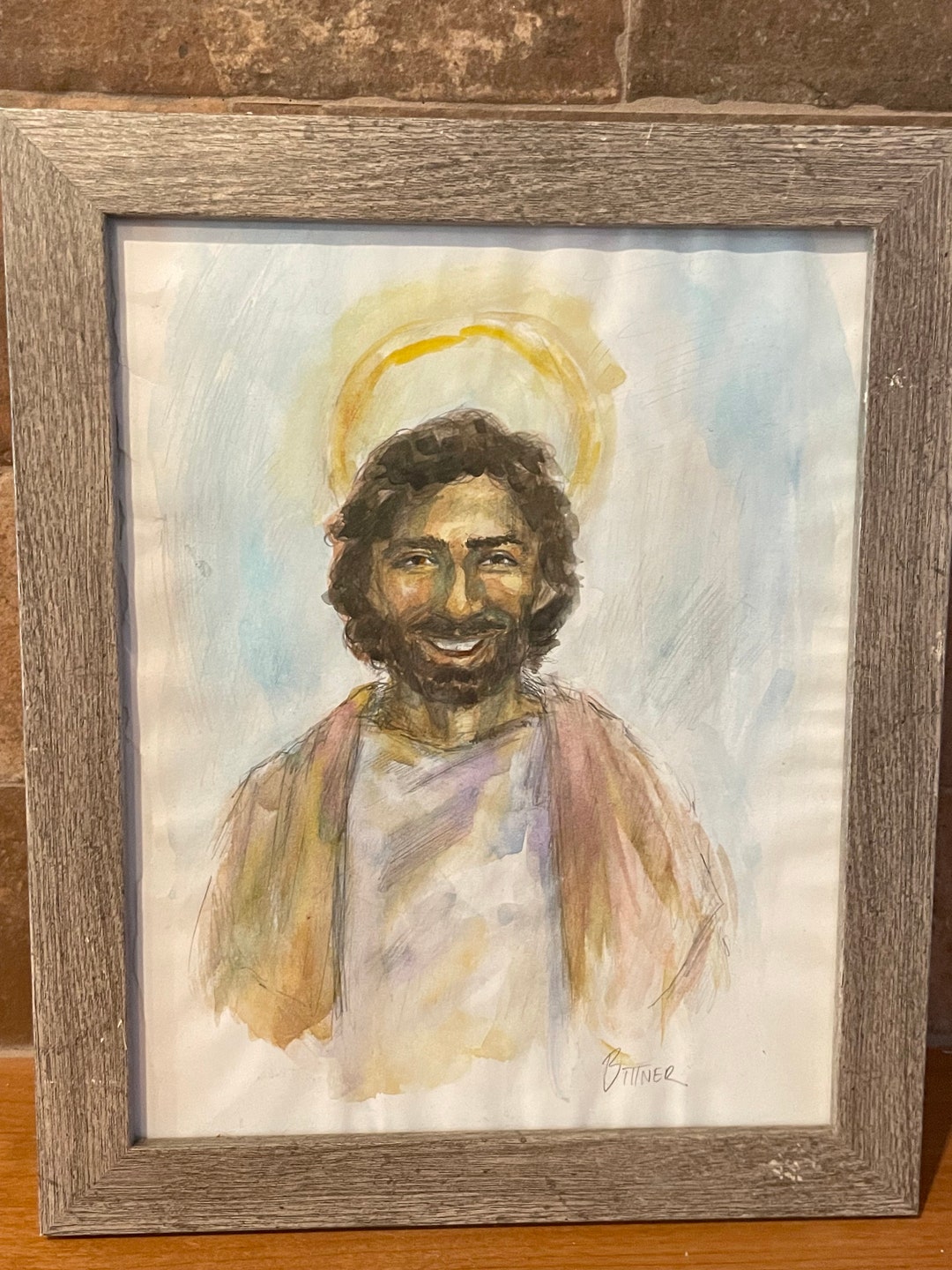 Christ the Prince of Peace Watercolor Portrait - Etsy