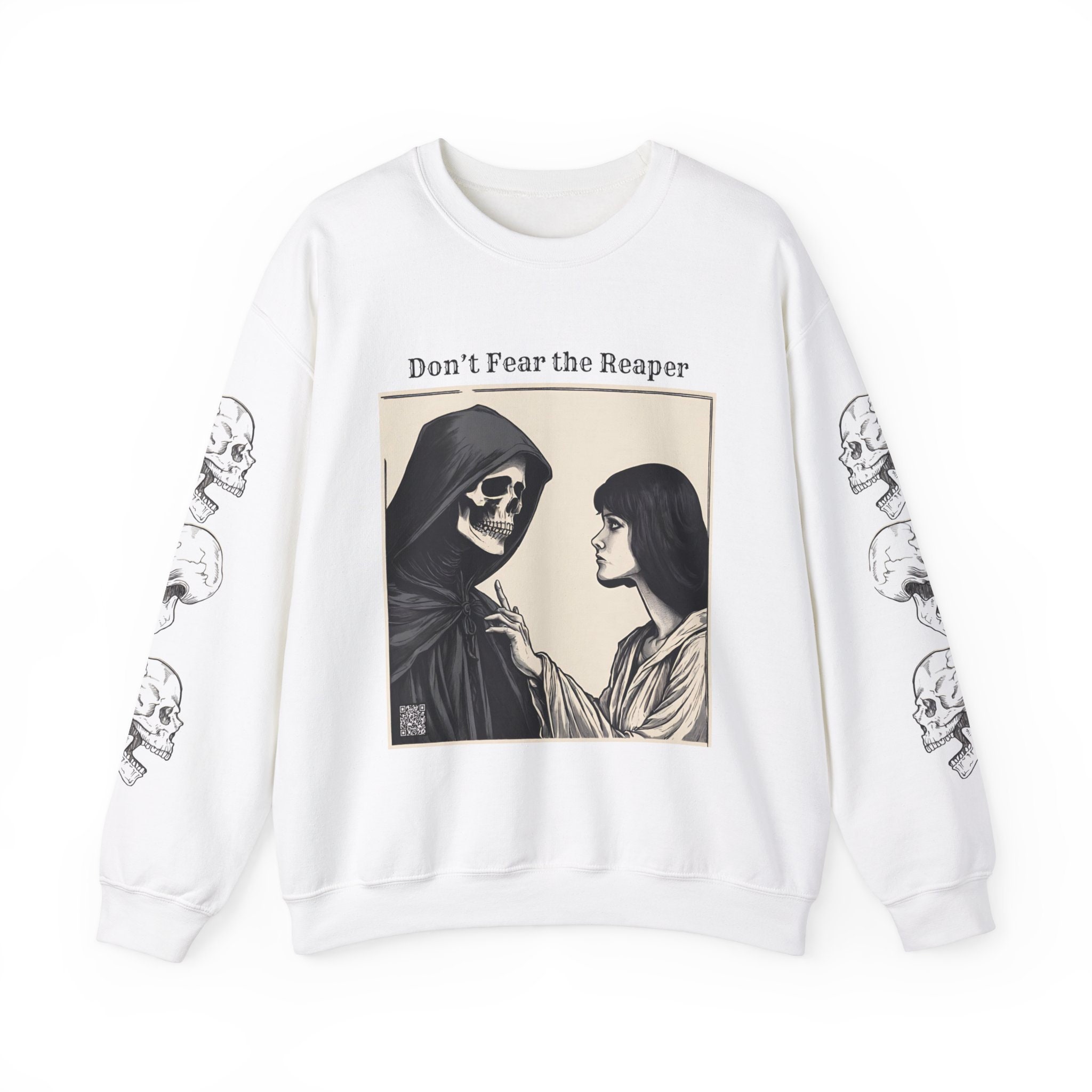 Reaper, QR Code don't Fear the Reaper Crewneck - Etsy