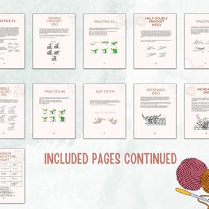 Crochet Guide for Beginners, Crochet Reference Sheets, Crochet Cheat ...