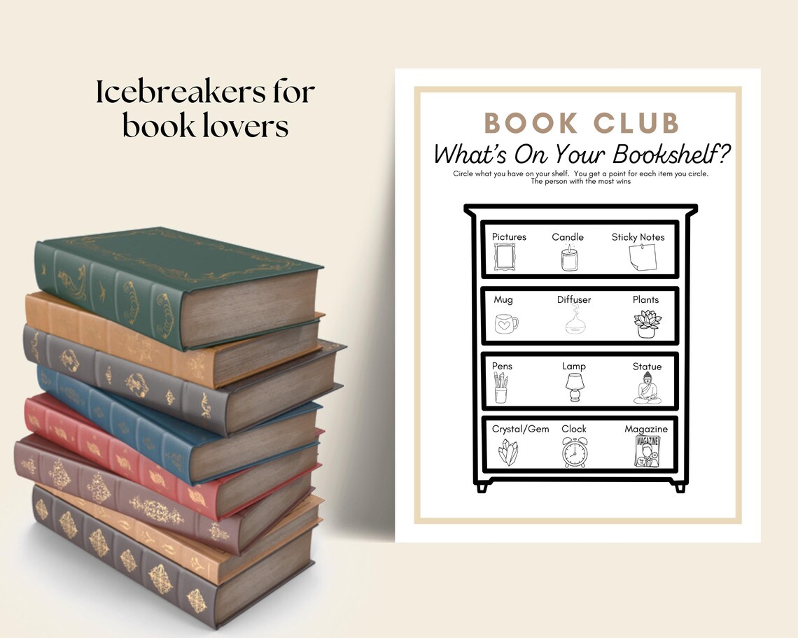 Book Club Games With Group Games. Perfect For: Book Lovers, Discussion ...