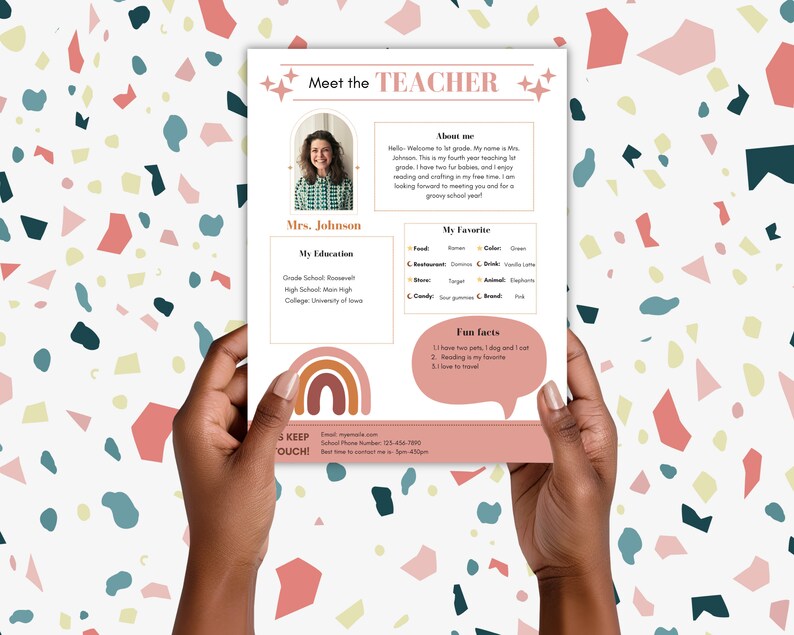 Meet the Teacher, Boho Decor, Parent Communication, Teacher Newsletter ...