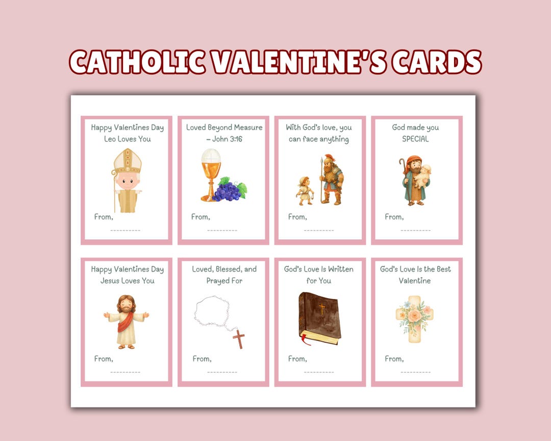Catholic Valentines Day Cards, Saint Valentines Day Cards, Religious ...