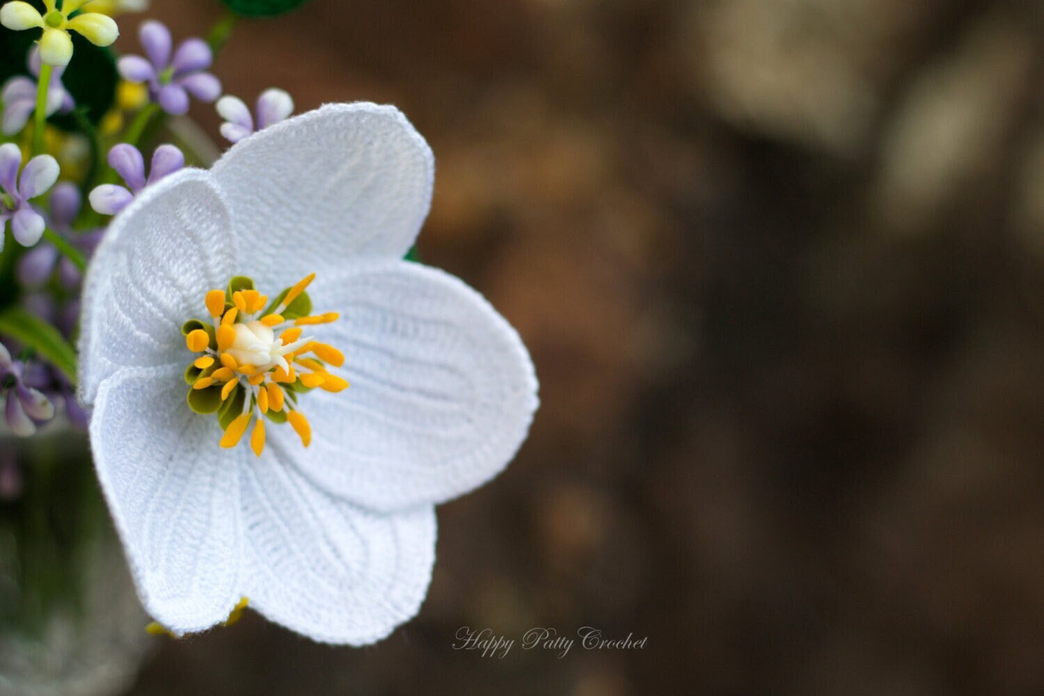 Crochet Christmas Rose Pattern Helleborus Niger Flower Pattern Easter ...
