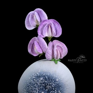 Crochet Sweet Pea Flower Pattern - Crochet Pattern a Sweet Pea Flower ...