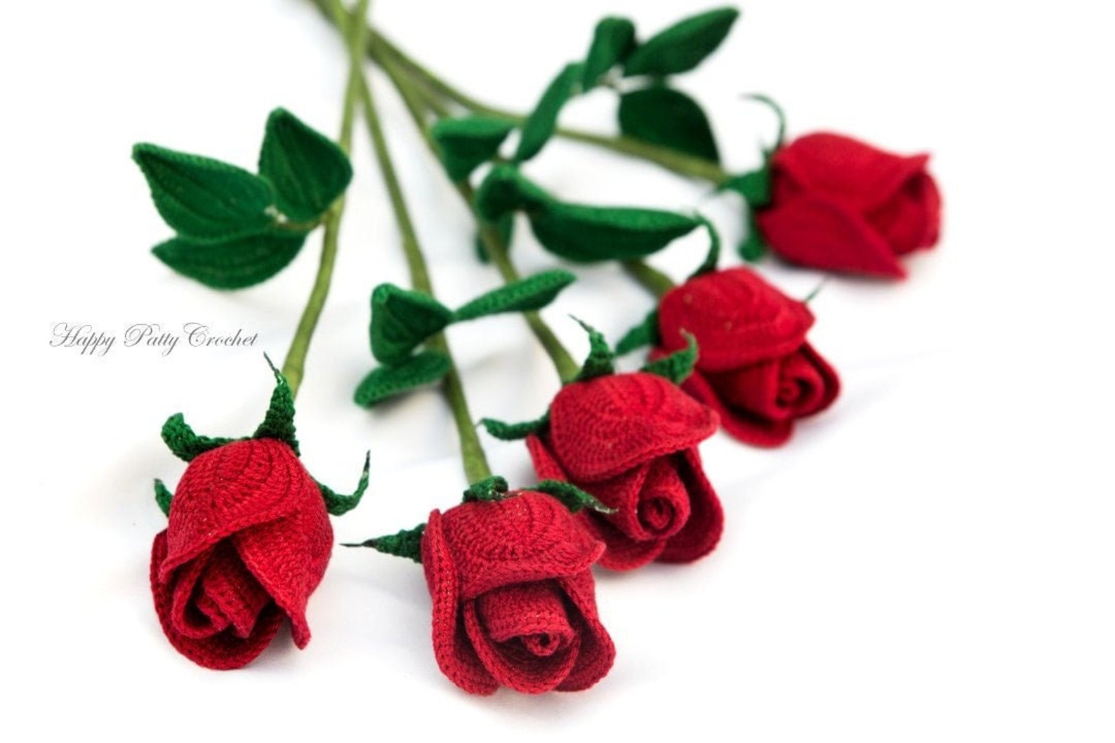 Easy Crochet Rose PATTERN Crochet Flower Patterns Crochet Pattern for ...